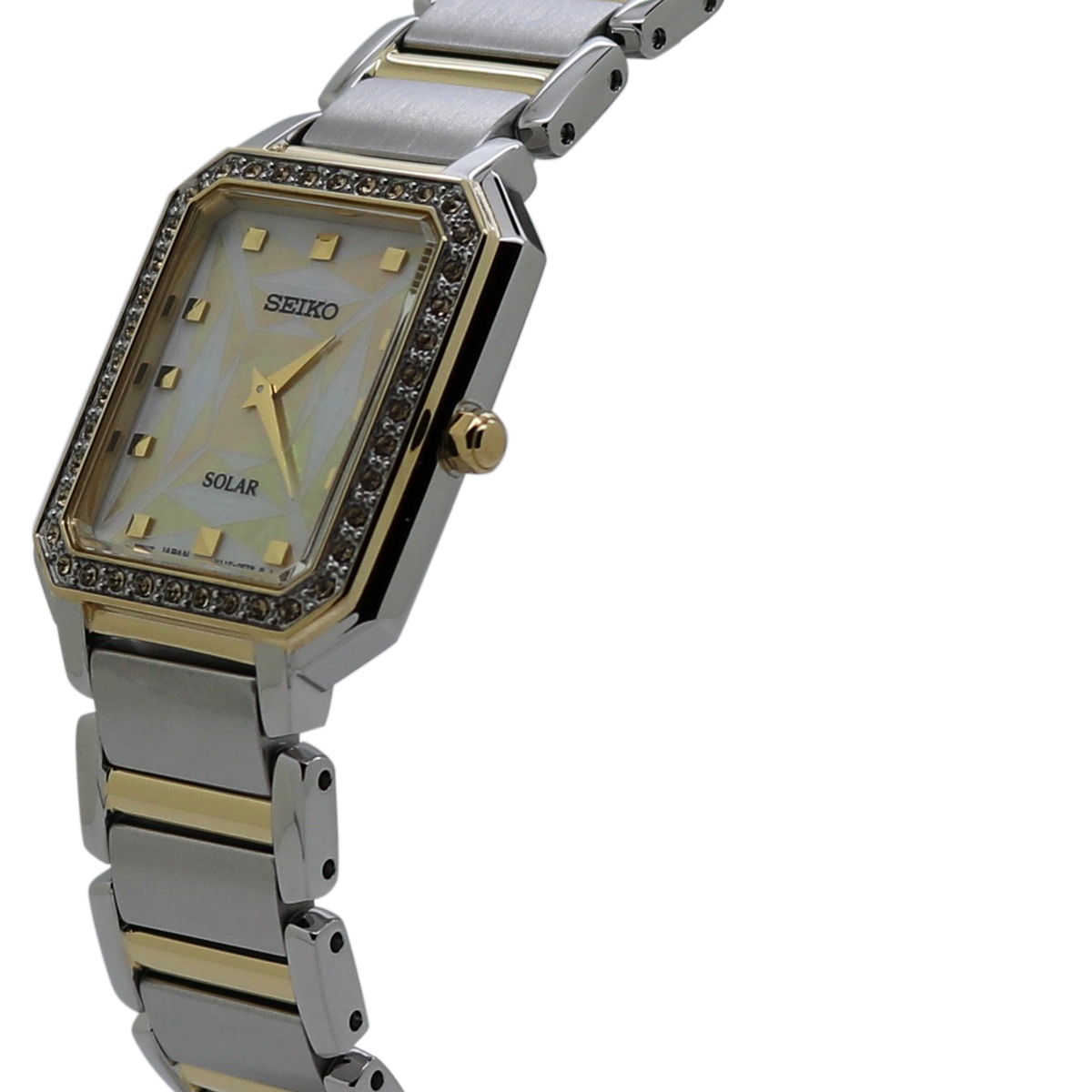 Seiko Classic Mother Of Pearl Dial Two Tone Ladies Watch Sup452 Pass
