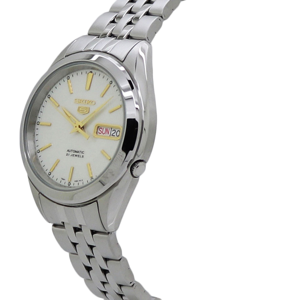 Seiko 5 SNKL17 Automatic Silver Dial Stainless Steel Men's Watch – pass ...