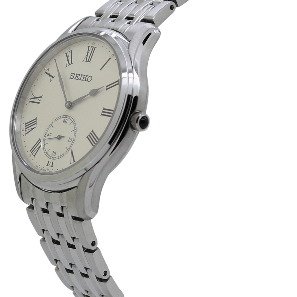 Seiko Essentials Champagne Dial Stainless Steel Men's Watch SRK047 ...