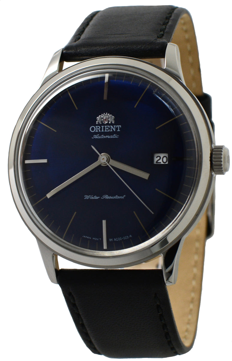 Orient Bambino Version 3 FAC0000DD0 Blue Dial Black Leather Band Men's ...