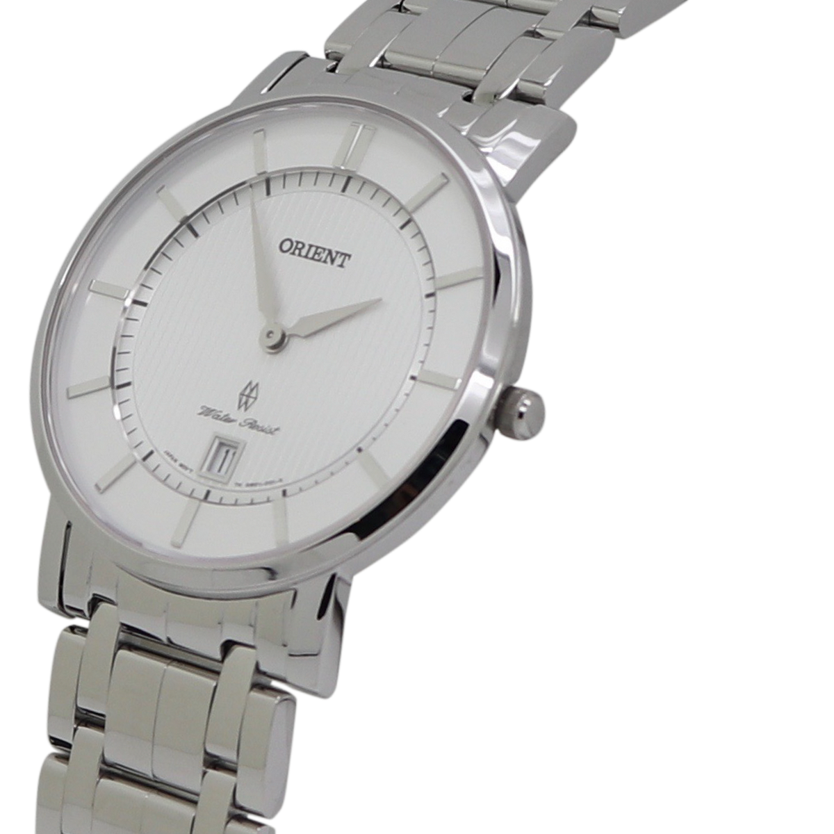 Orient Men's Quartz White Dial Stainless Steel Watch FGW01006W0 – pass ...