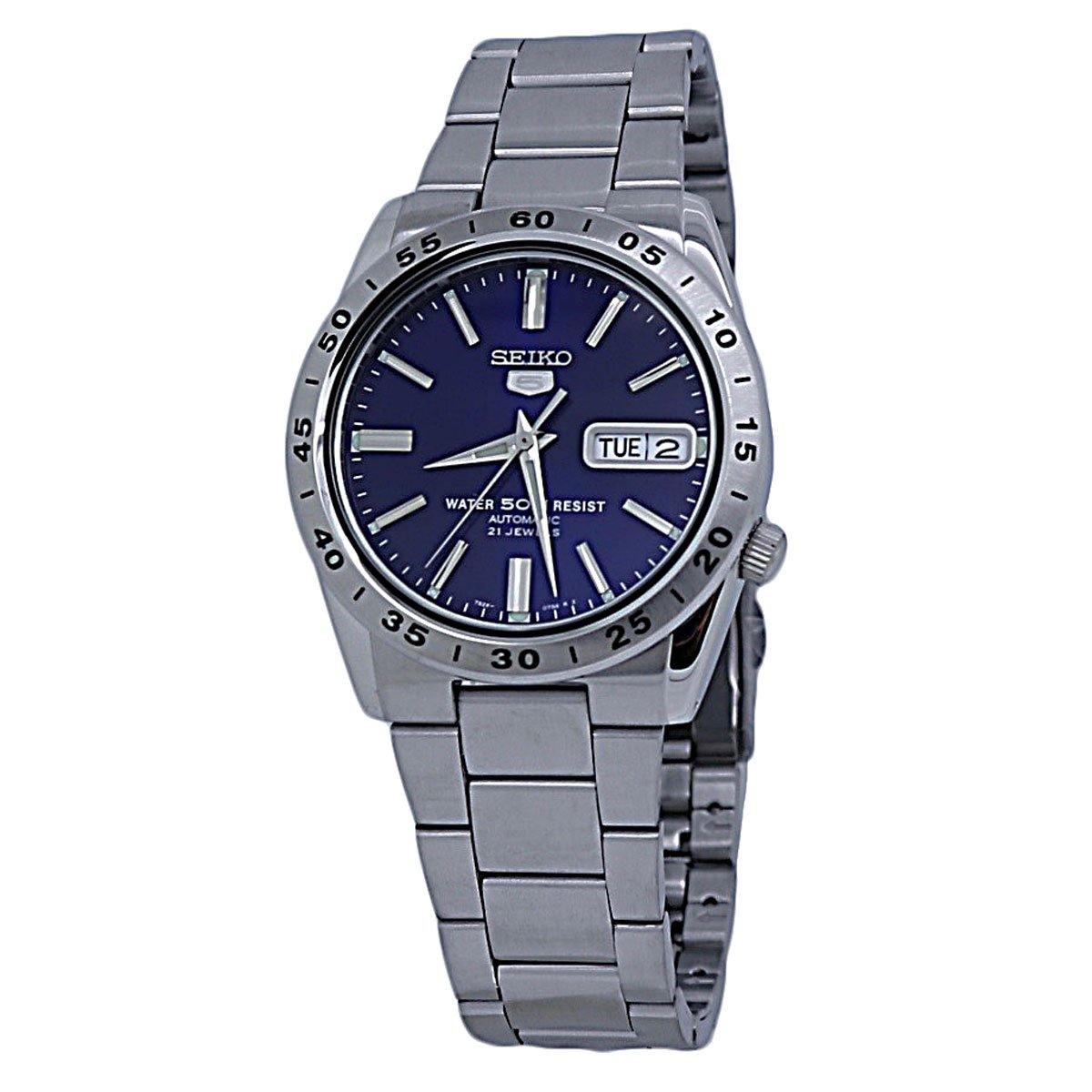 Seiko 5 Blue Dial Stainless Steel Men's Watch SNKD99 – pass the watch