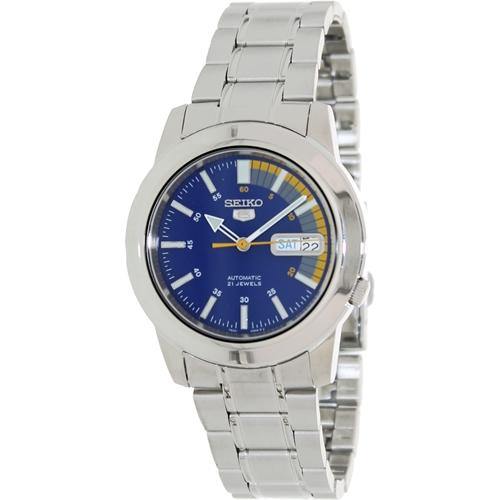Seiko 5 Automatic Blue Dial Stainless Steel Men's Watch SNKK27 – pass ...